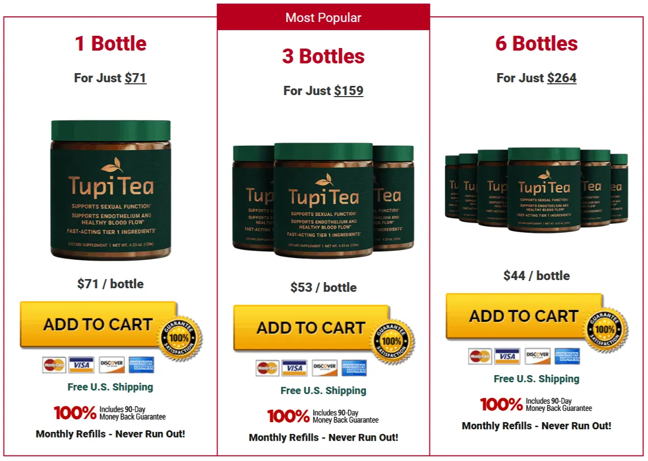 Tupi Tea® | Official Website | Boost Male Vitality